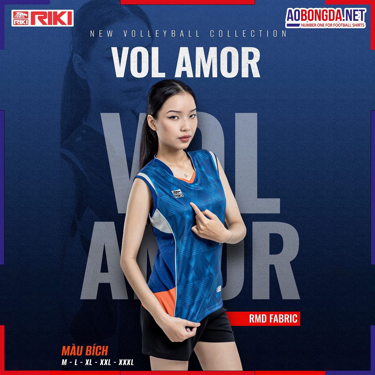 Đồ Bóng Chuyền Riki Vol Amor | Quần Áo Bóng Chuyền Mới Nhất 2026